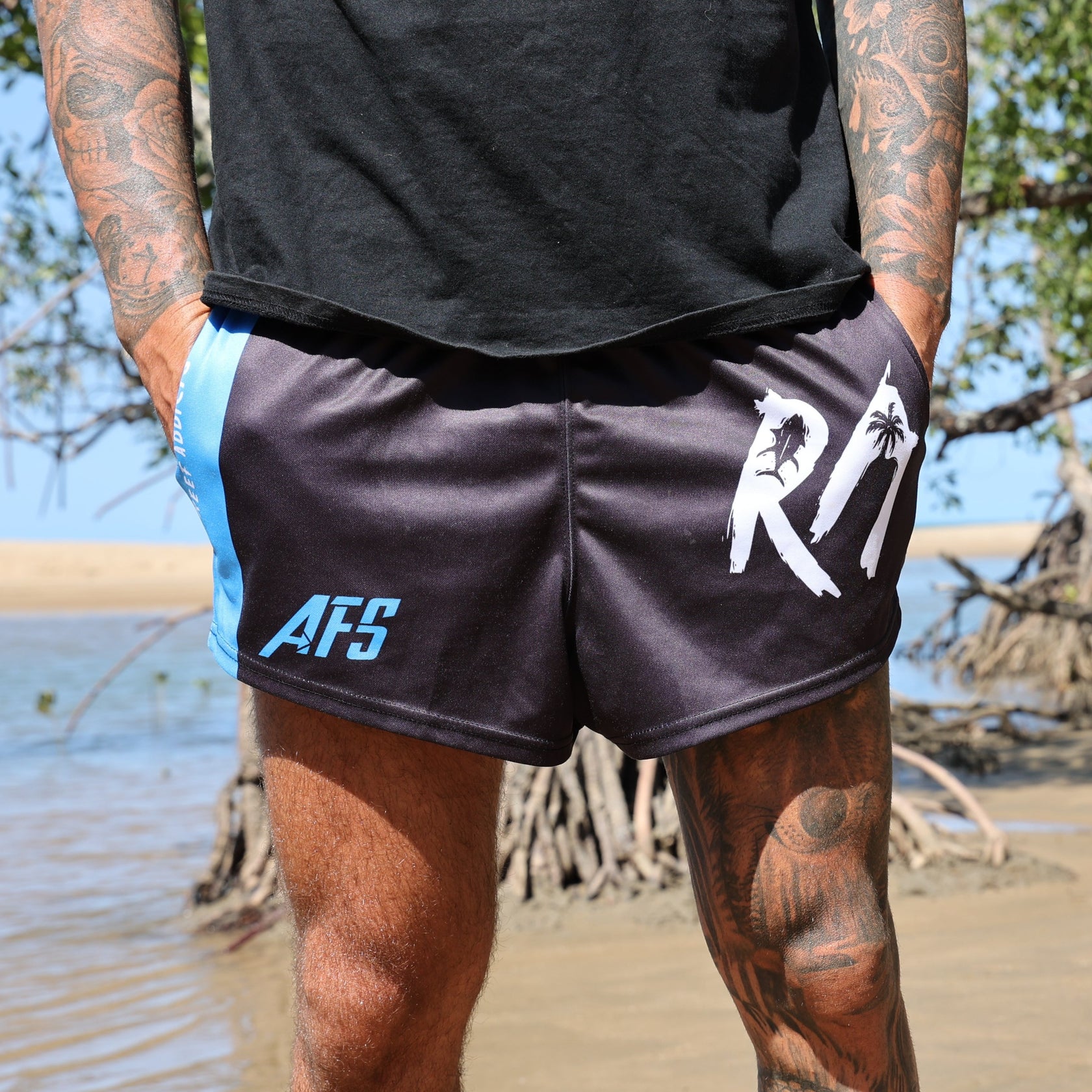 Reef Addicts Footy Shorts