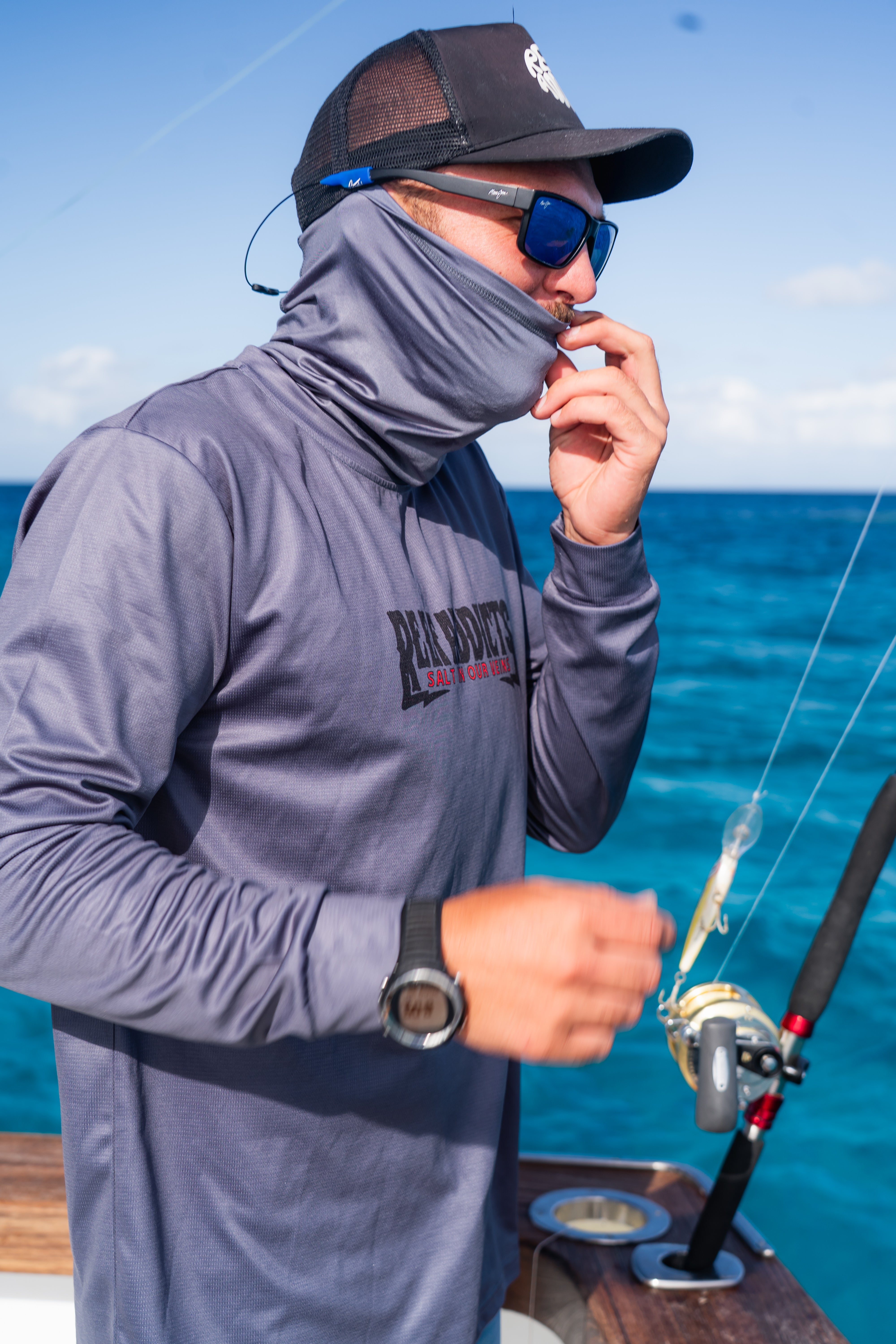 Salt In The Veins Fishing Shirt – Reef Addicts