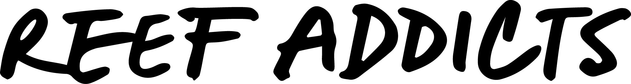 Reef Addicts Vinyl Cut Sticker - White